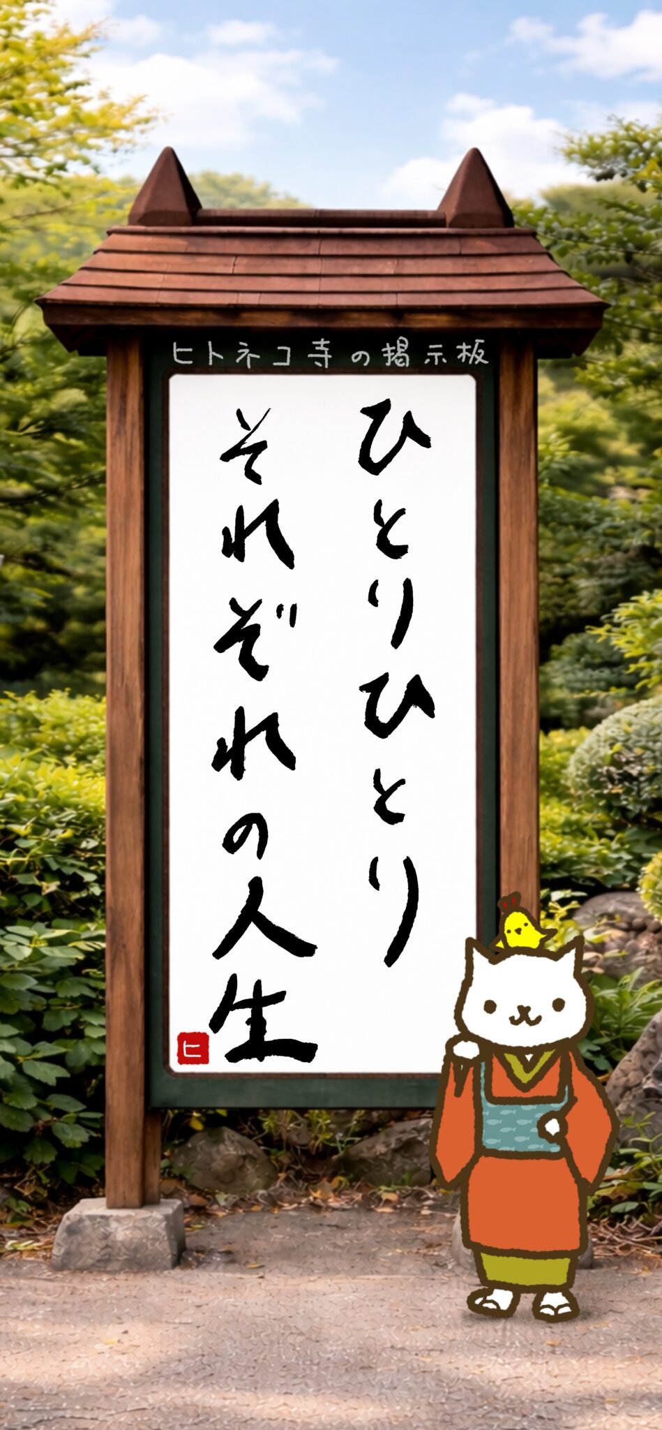 ヒトネコさん、ひとりひとり – Procreate逆引き辞典 【1分Procreate】